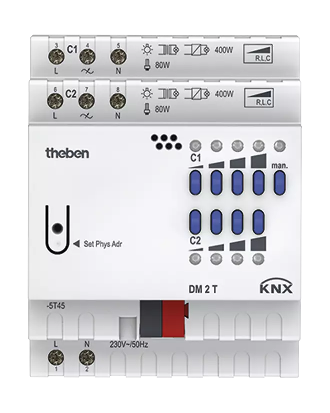 Купить Актуатор диммер Theben DM 2 T KNX (4940270) в интернет-магазине ...